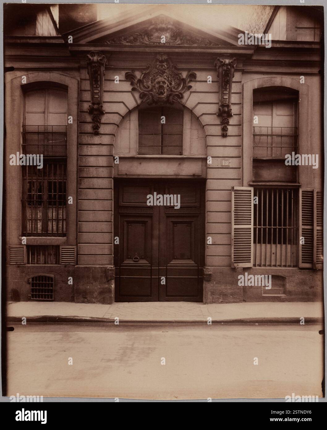 Photograph by Eugène Atget, acquired on March 1st, 1952, capturing a ...