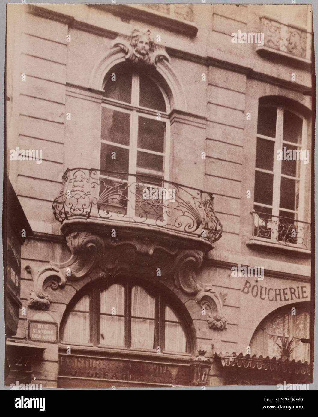 Photograph by Eugène Atget (1857-1927), showcasing a scene from old ...