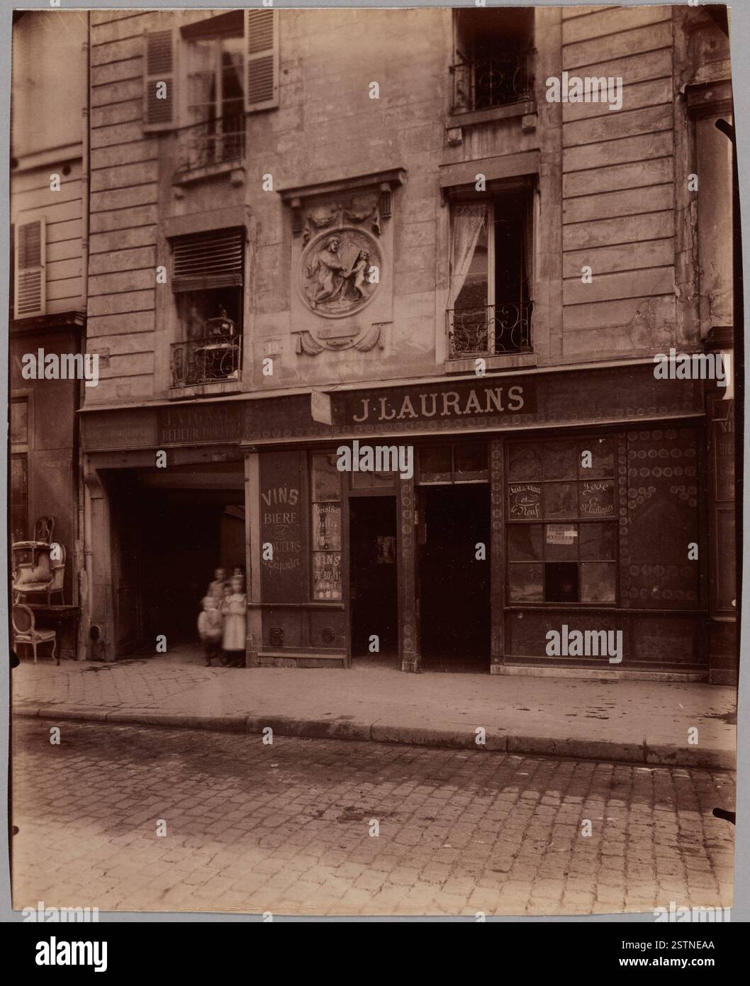Photograph by Eugène Atget, acquired on March 1st, 1952, showcasing ...
