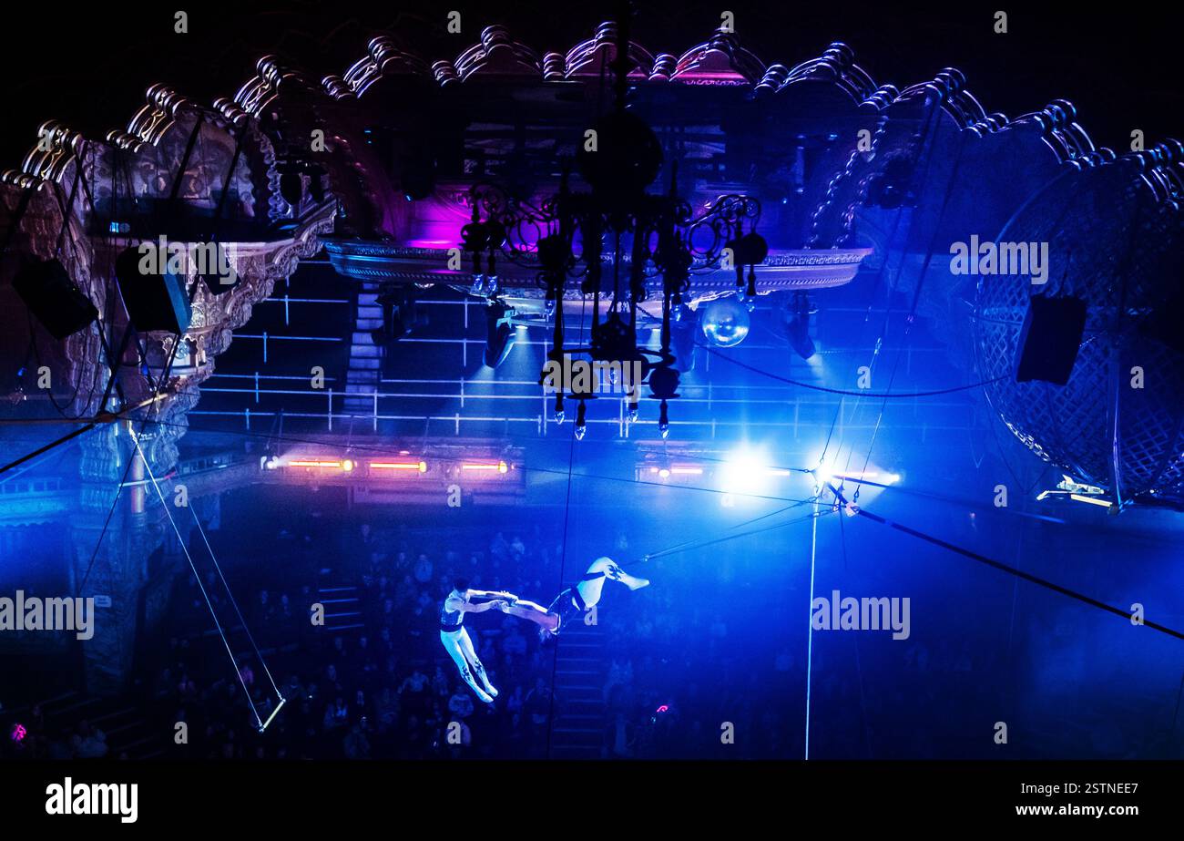 Performers at the Blackpool Tower Circus after opening of their 2025 ...