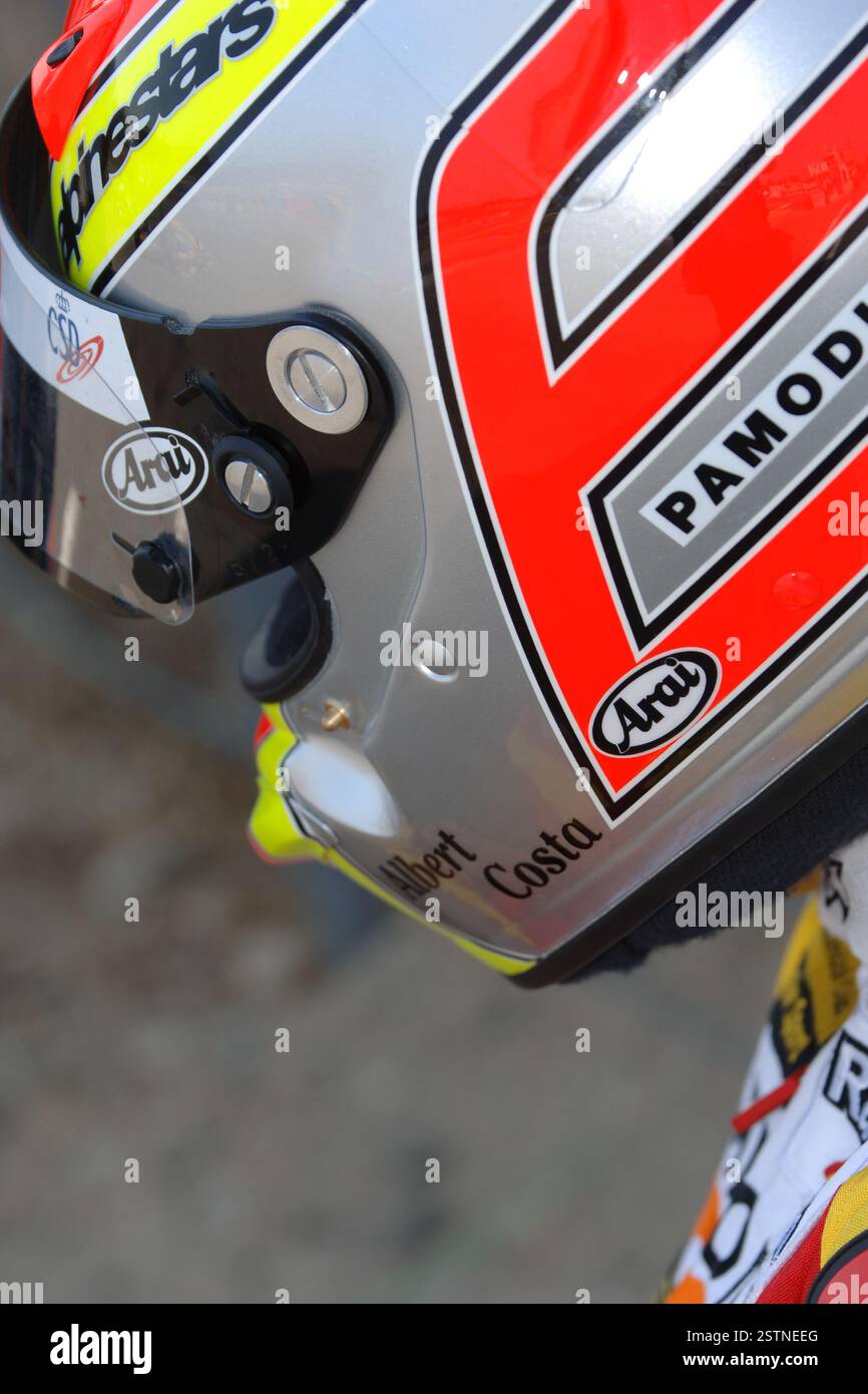 Spanish racing driver Albert Costa seen here in his early karting ...