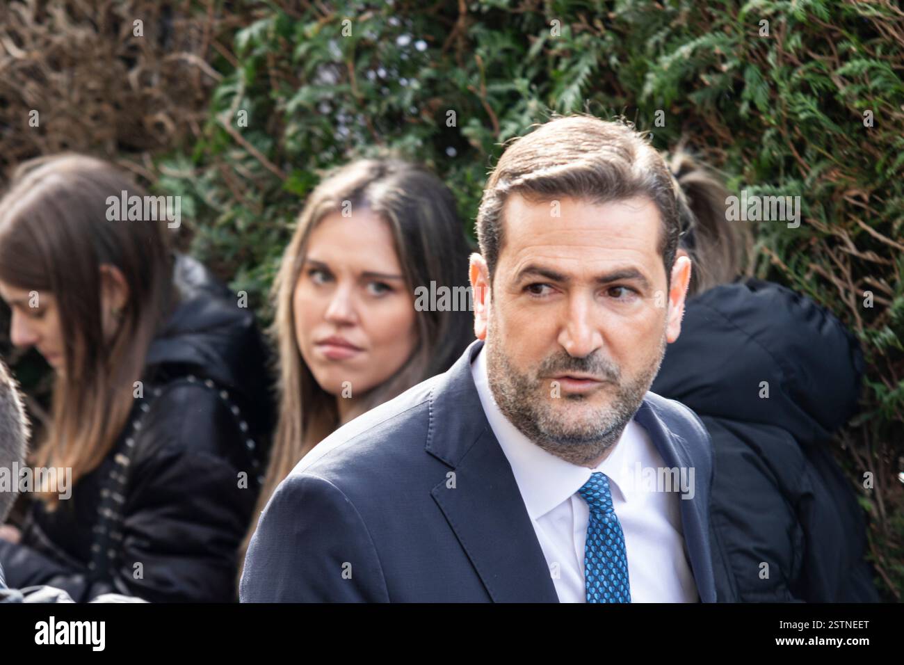 Hugo Soares, president of the Social Democrats Party in the Assembly of the Republic seen during ...