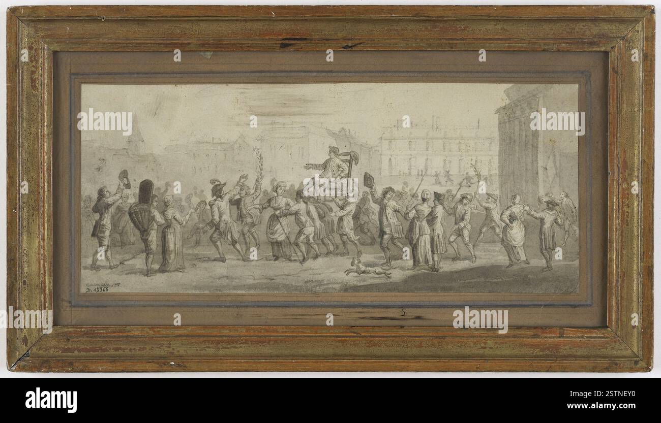 A drawing by an anonymous artist from an unknown acquisition, belonging ...