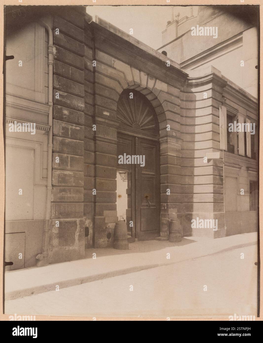 Photograph by Eugène Atget, acquired on March 1, 1952, depicting ...