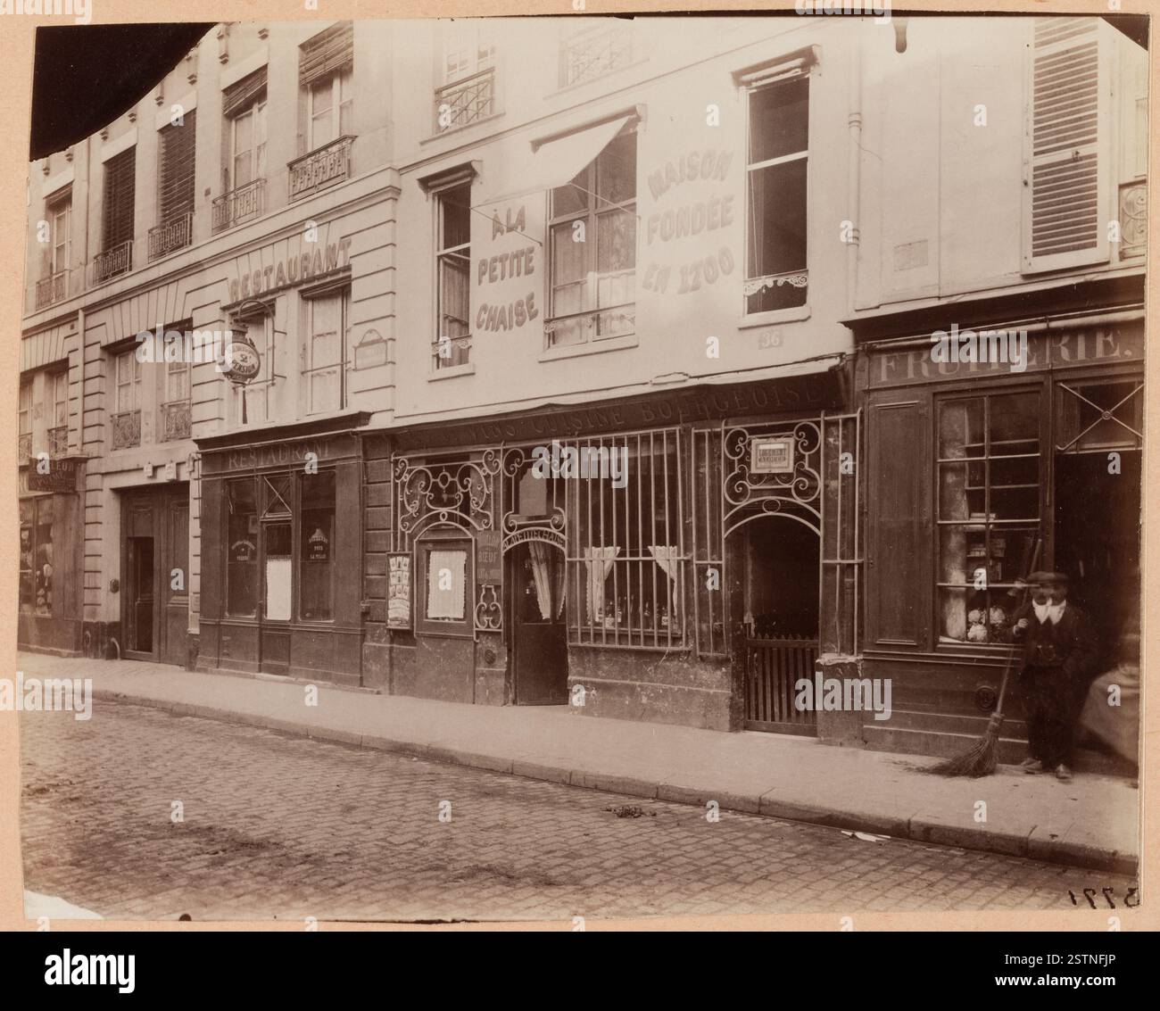 Photograph by Eugène Atget, acquired on March 1st, 1952, documenting a ...