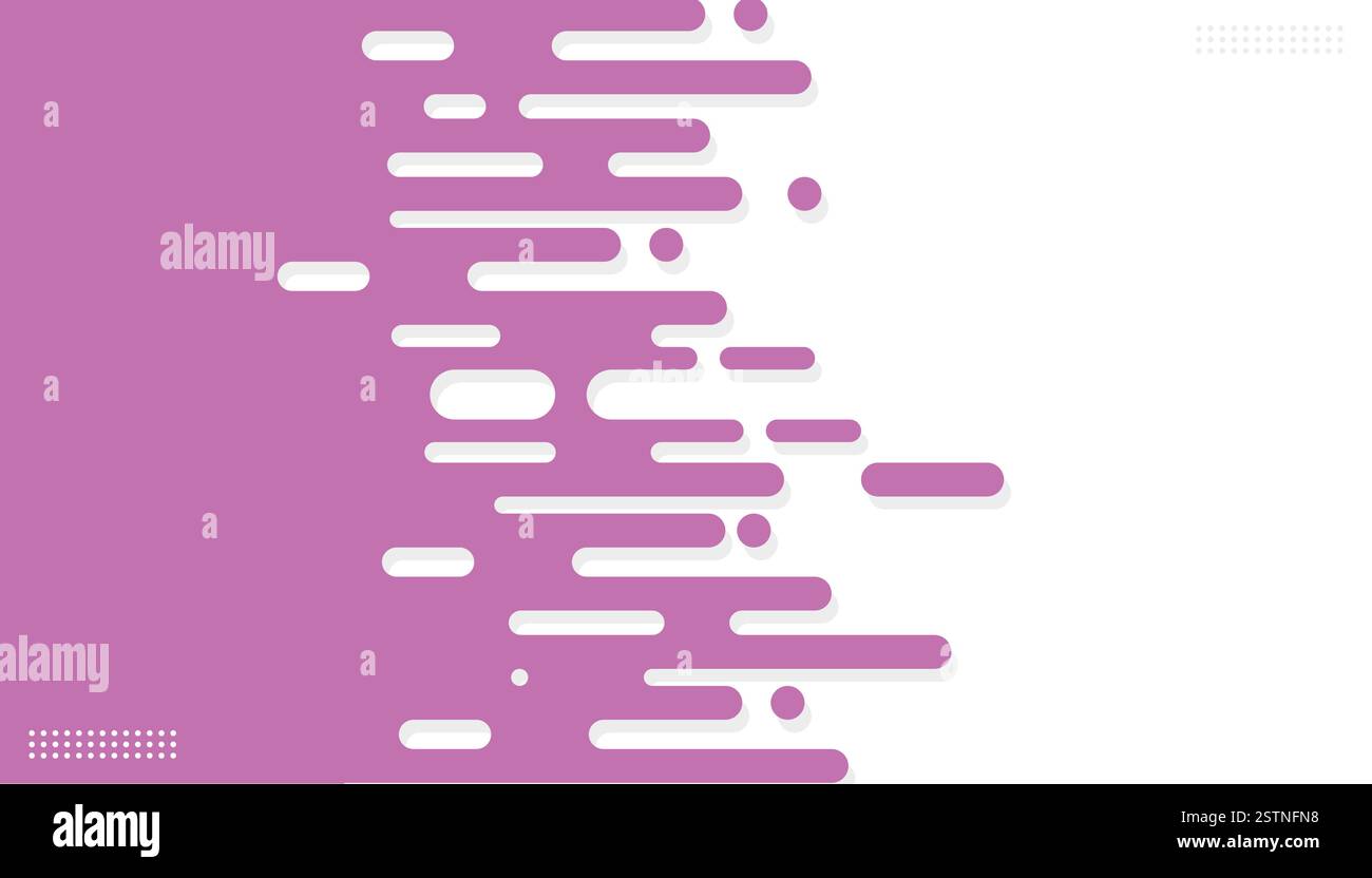 Abstract pink rounded lines background. Abstract dashed lines and dots ...