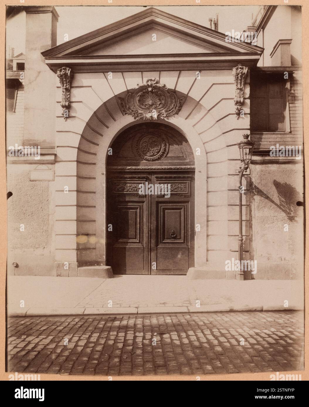 Vintage photograph by Eugène Atget from his 1909 series, capturing the ...