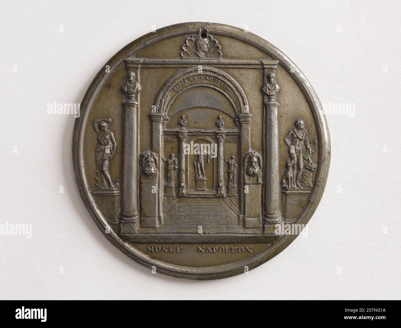 Renaud's 1804 medal features the Apollo Hall, an iconic space ...