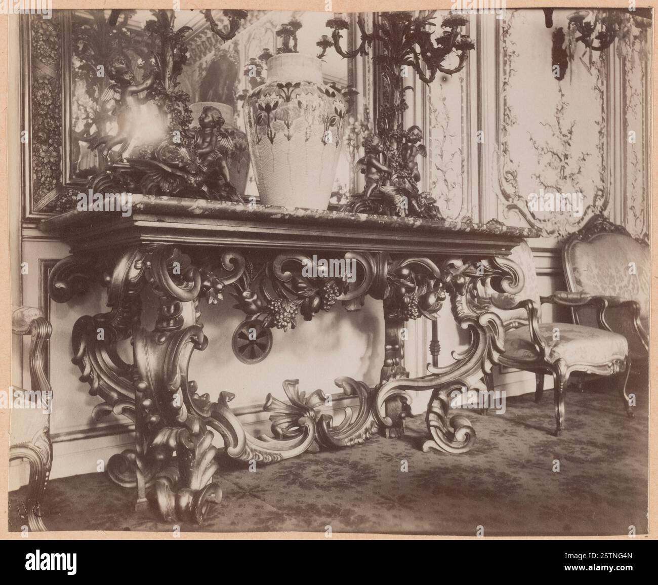 Photograph by Eugène Atget, acquired on March 1, 1952, capturing public ...