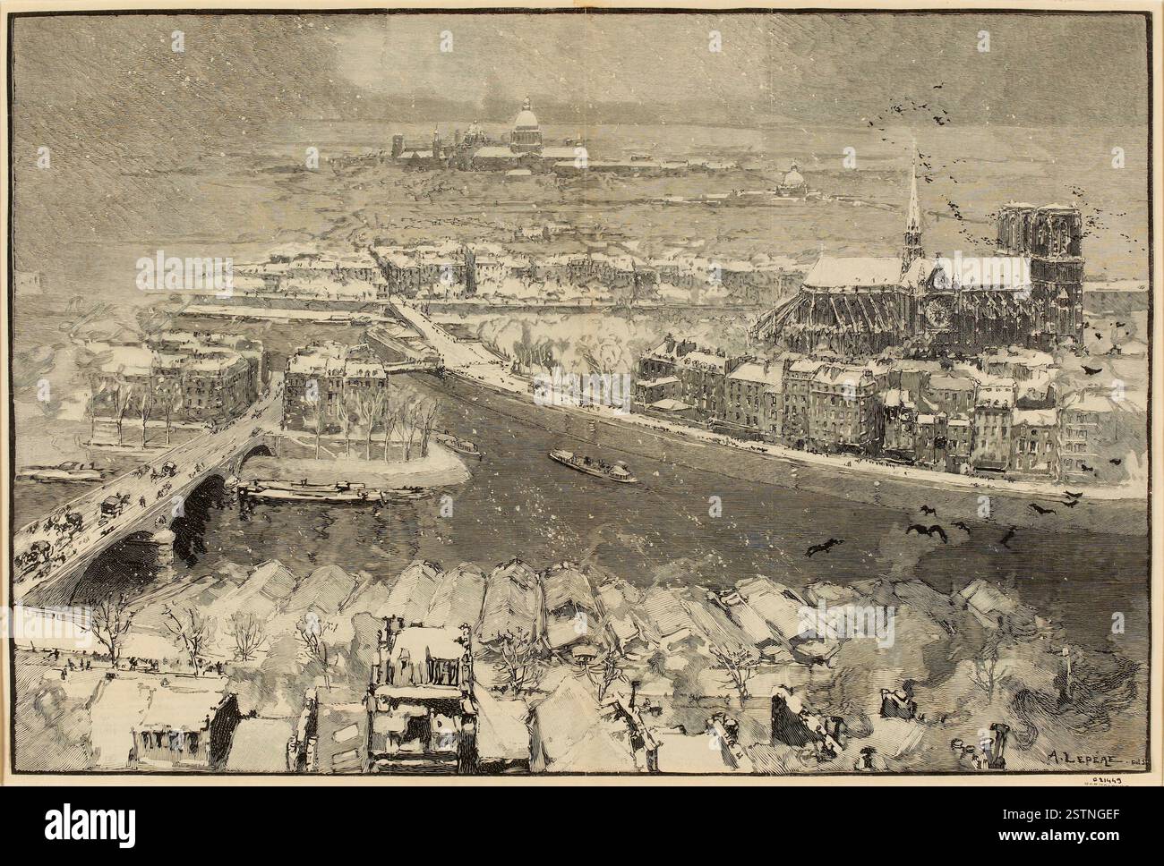 Tony Beltrand's 1890 engraving exemplifies 19th-century French ...