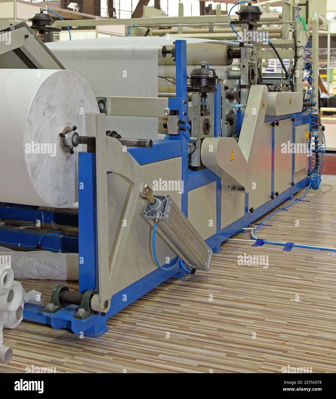 Paper Converting Machine Stock Photo - Alamy