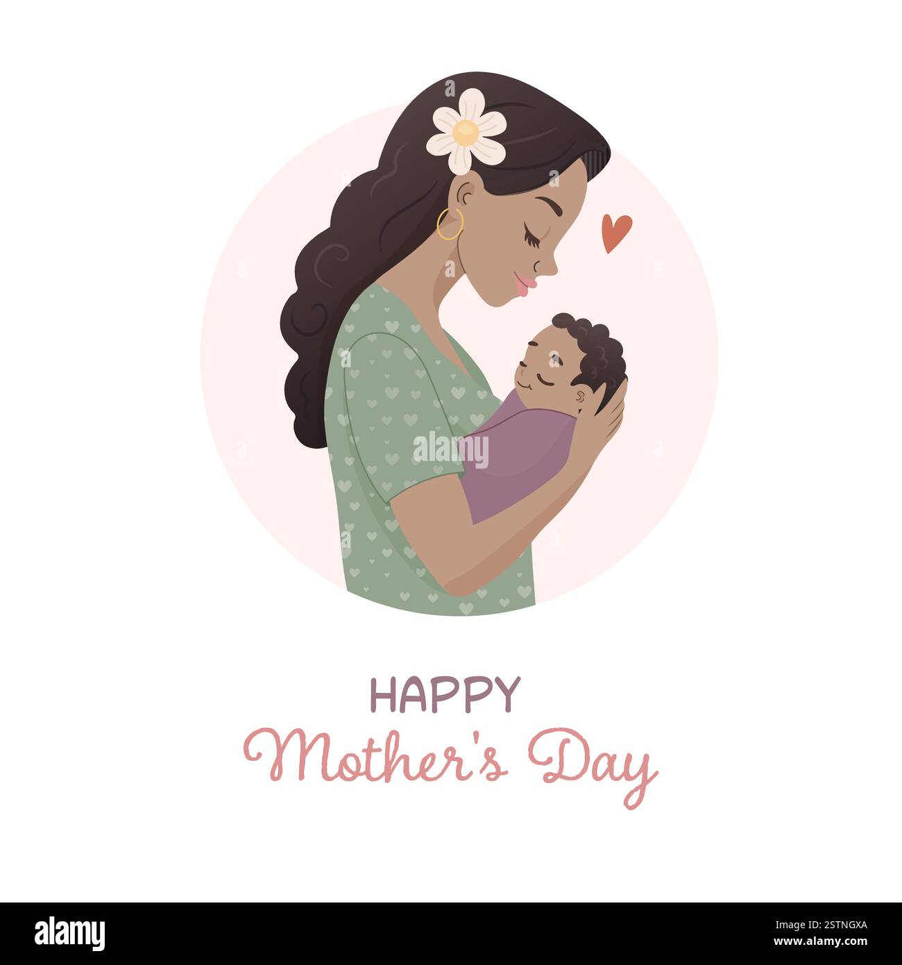 Adult woman holding dark Stock Vector Images - Alamy