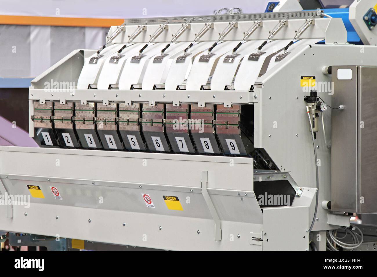 Hopper Weigher Machine Stock Photo - Alamy