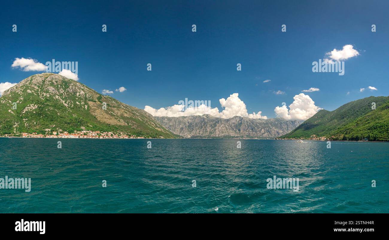 Kamenari-Lepetane Ferry in the Bay of Kotor, Montenegro Stock Photo - Alamy