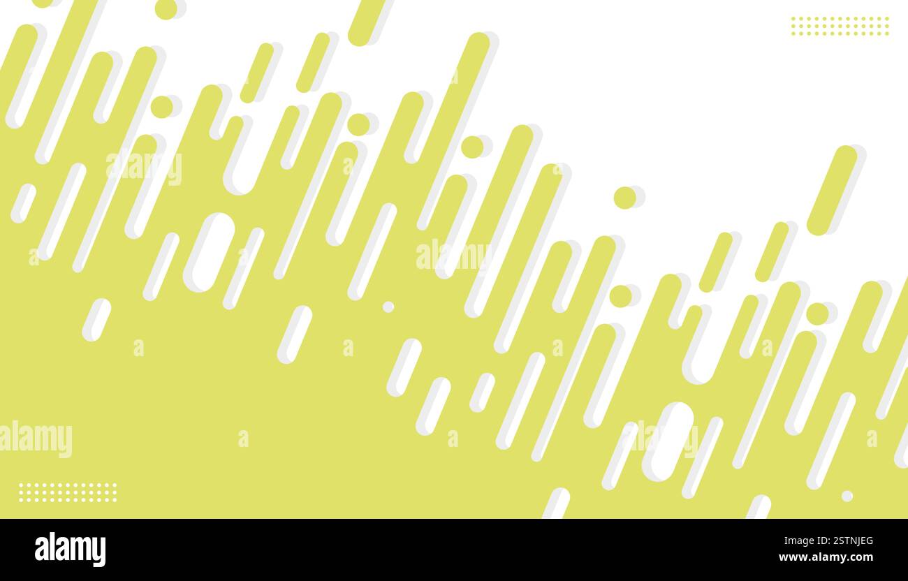 Abstract yellow rounded lines background. Abstract dashed lines and ...