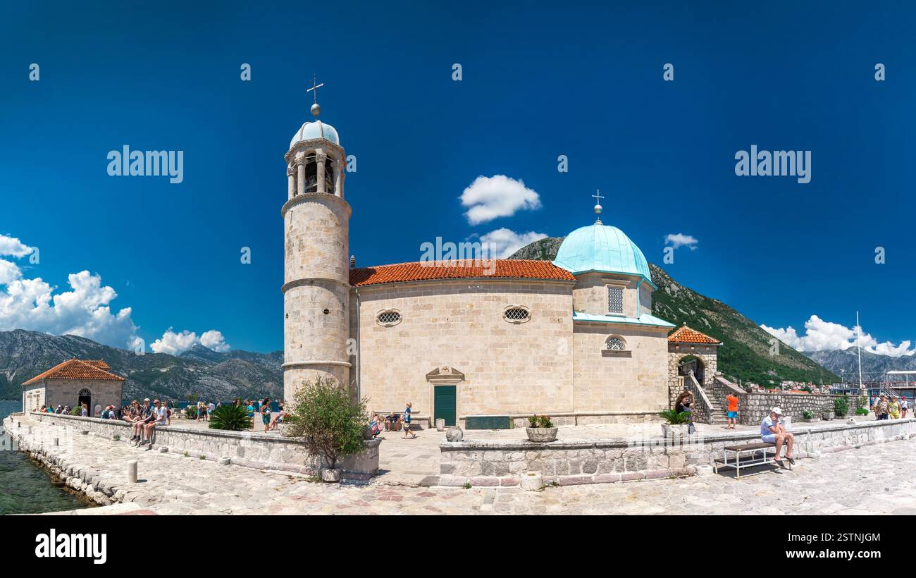 Our Lady of the Rocks church in Montenegro Stock Photo - Alamy