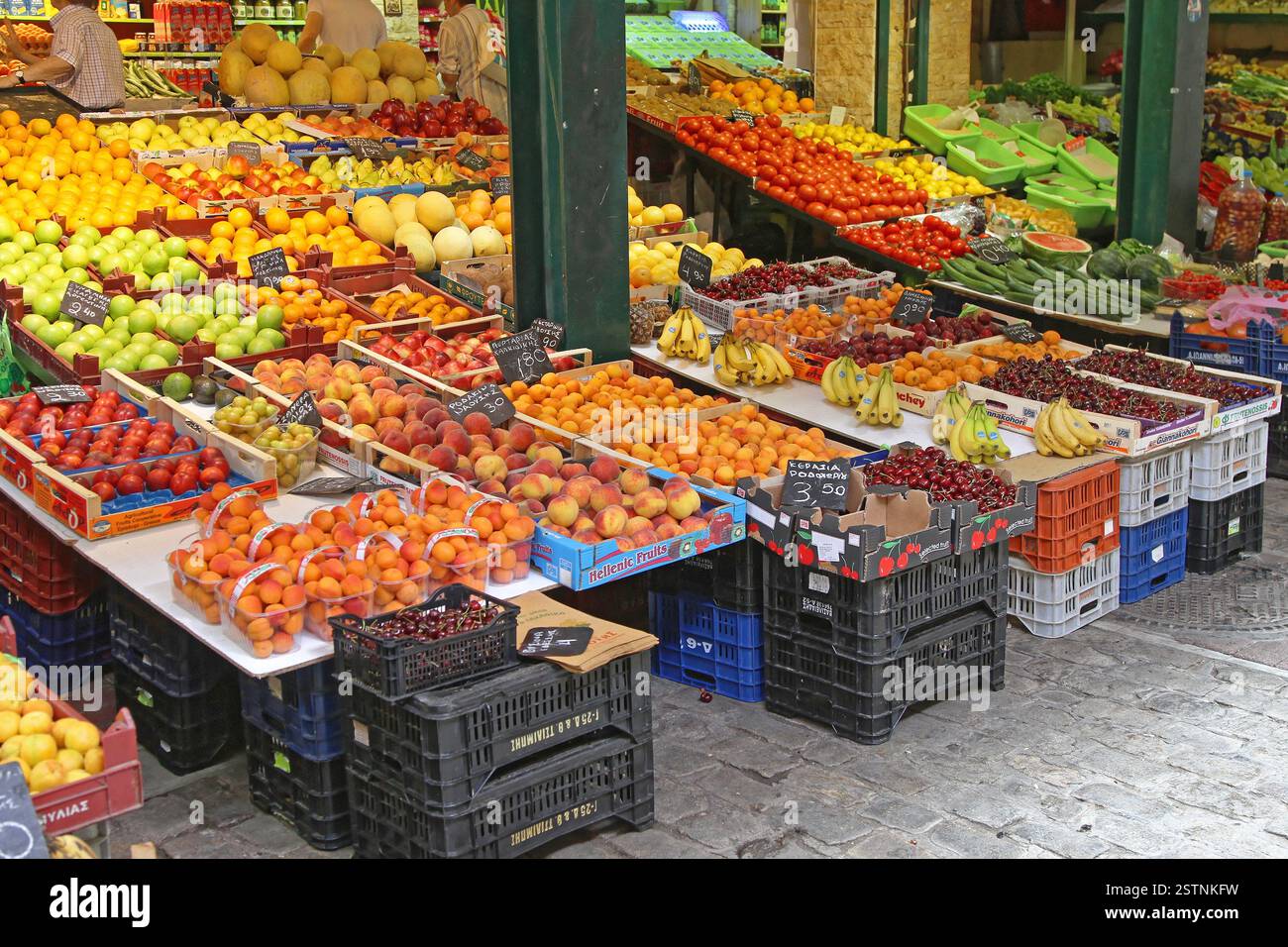 The modiano market, thessaloniki greece hi-res stock photography and ...