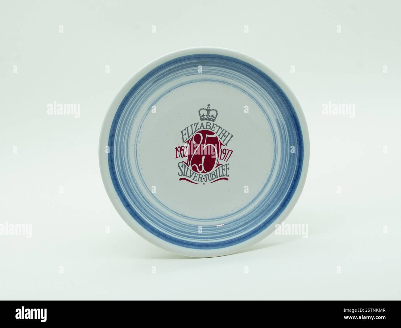 Silver Jubilee, 1977, commemorative plate made by Cinque Ports Pottery ...