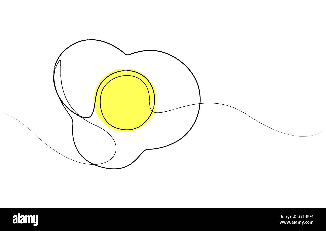 Food egg icon outline Cut Out Stock Images & Pictures - Alamy