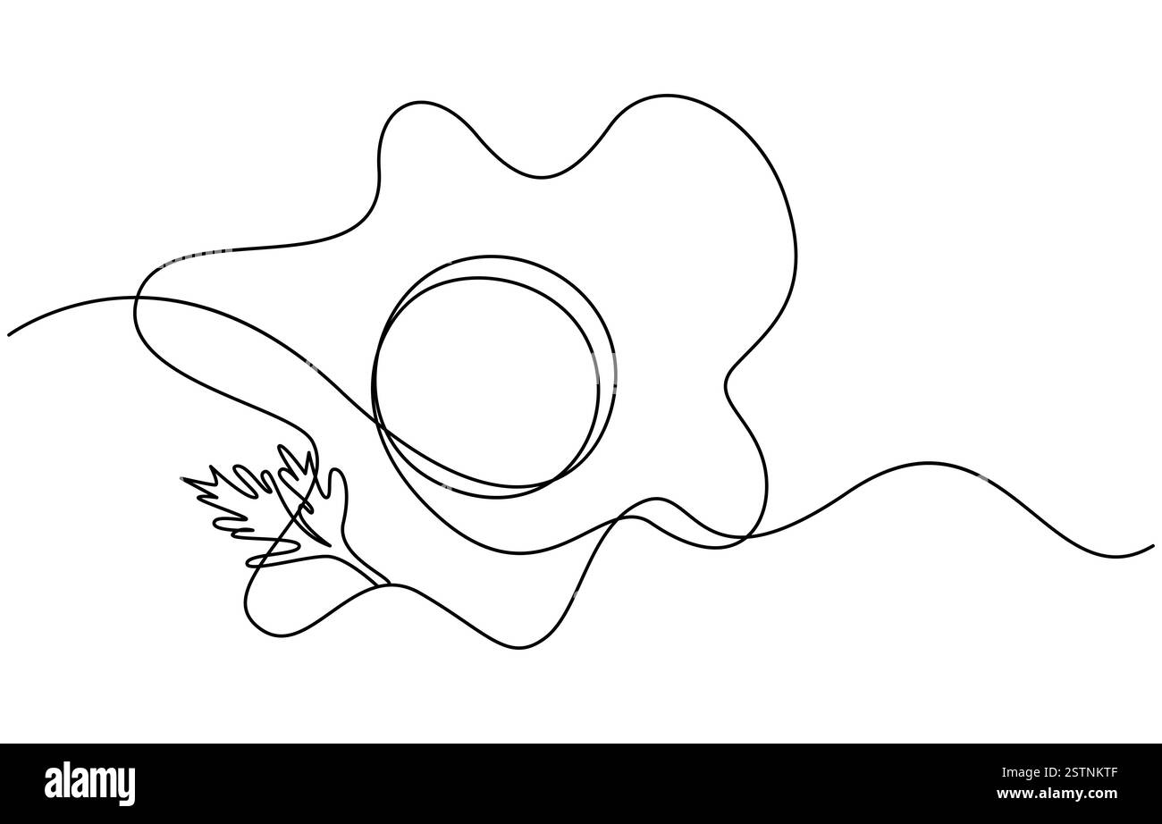 egg food line art drawing Stock Vector Image & Art - Alamy