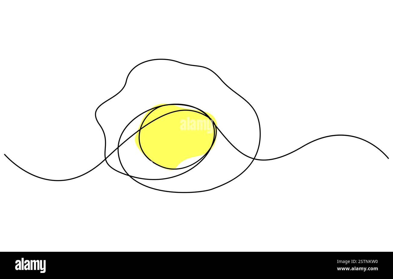 egg food line art drawing Stock Vector Image & Art - Alamy