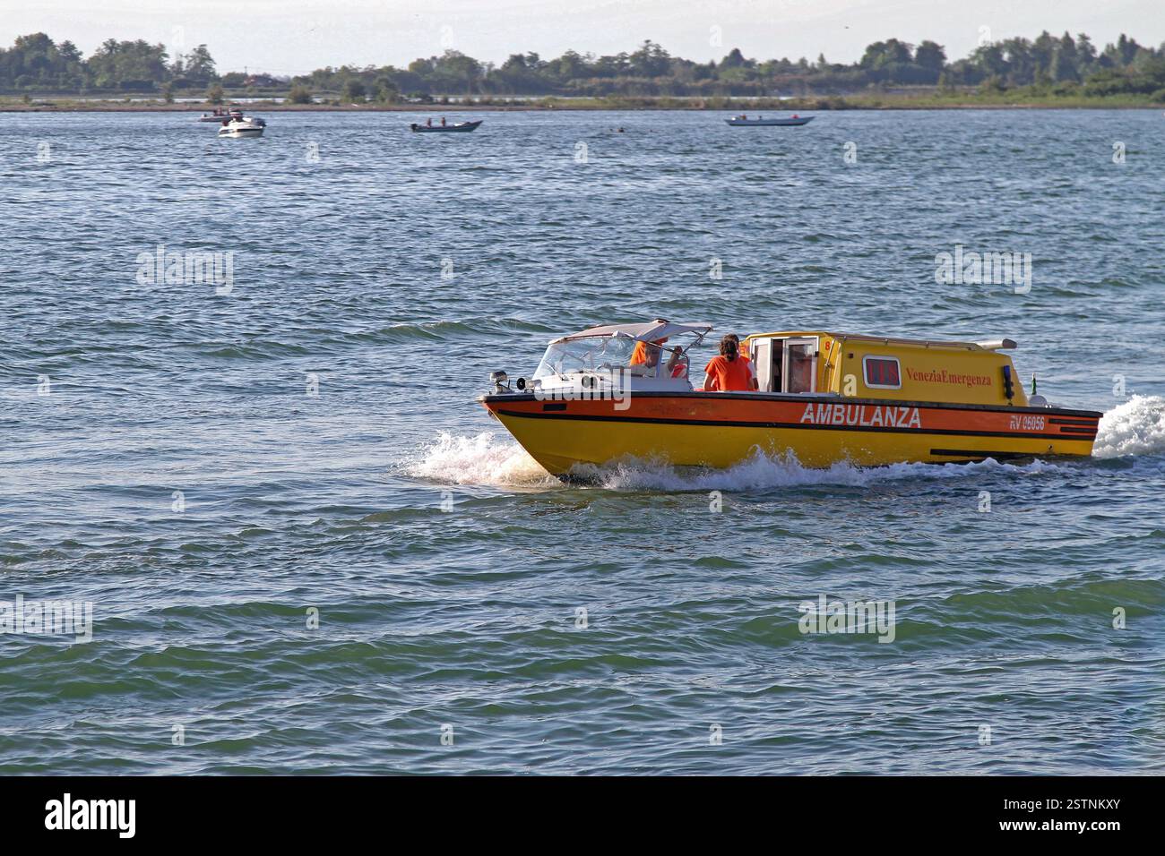 Venice Water Ambulance Stock Photo - Alamy