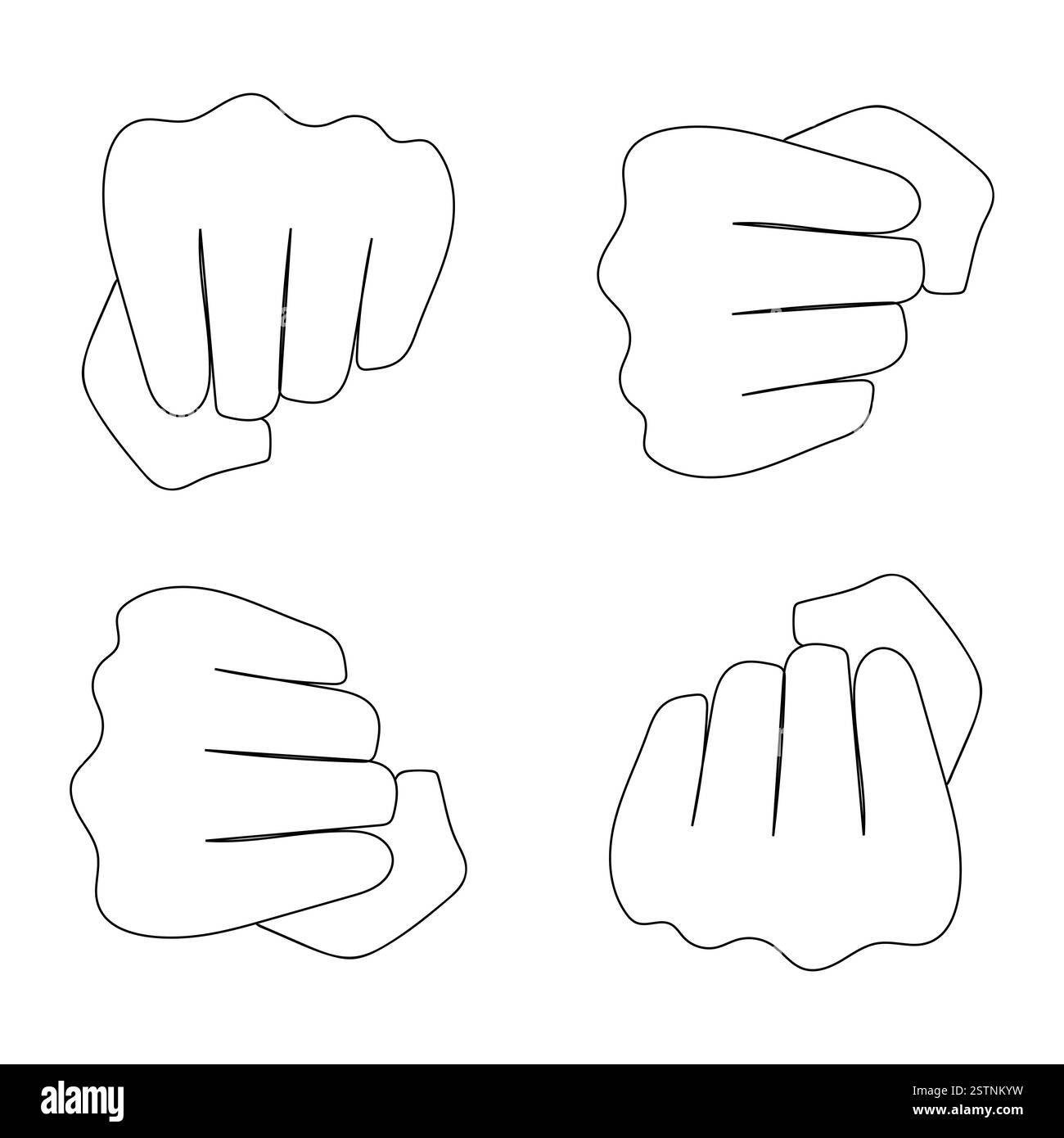 Raised Fist Symbol for Unity Design Stock Vector Image & Art - Alamy