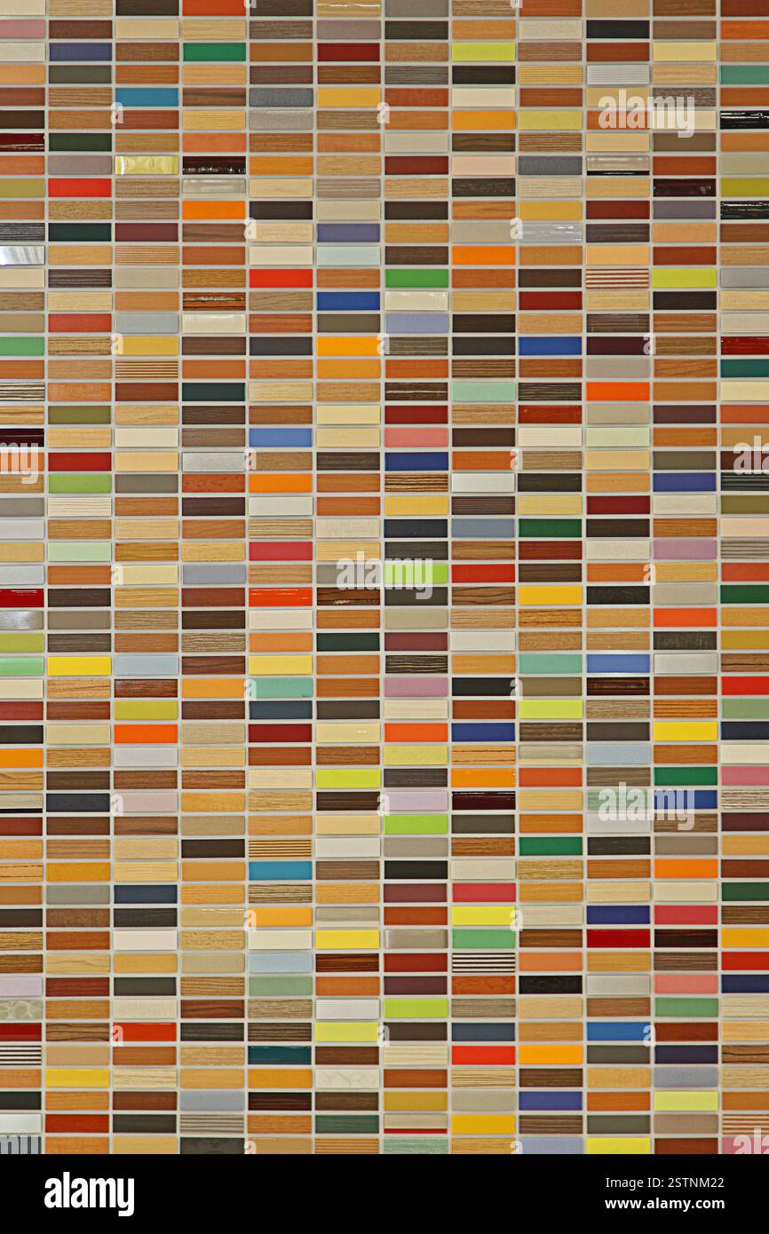 Small Decorative Tiles Colour Swatch Samples Background Stock Photo - Alamy