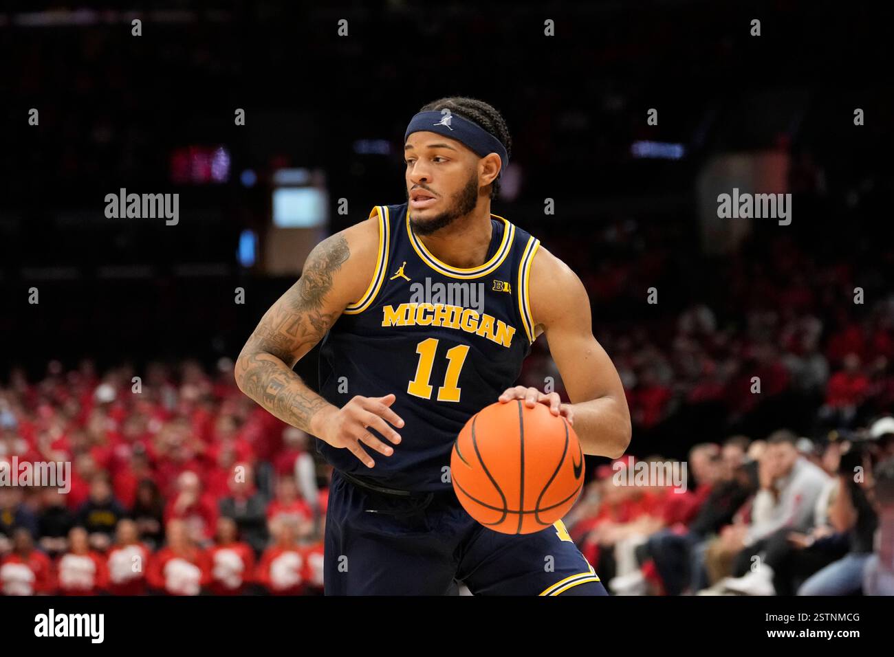 Michigan guard Roddy Gayle Jr. (11) in the first half of an NCAA ...