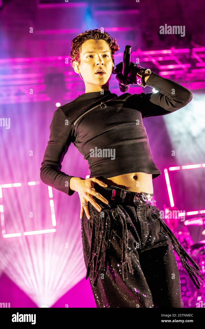 Milan Italy. 18th feb 2025. The Venezueland-Swedish singer and actor ...