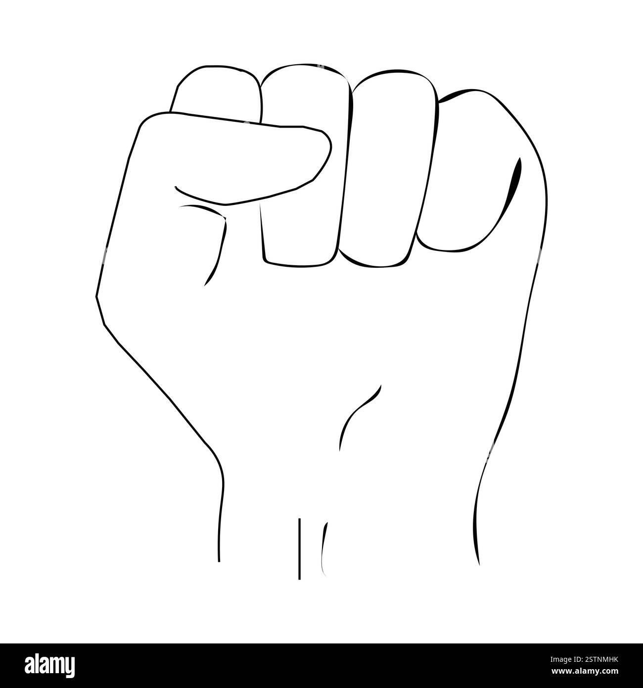 Strong Hand Drawing for Empowerment Themes Stock Vector Image & Art - Alamy