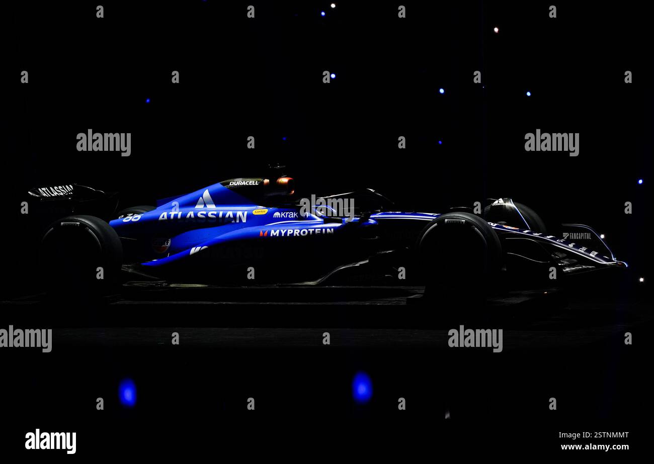 Williams livery for the 2025 season is launched during the F1 75 Live ...