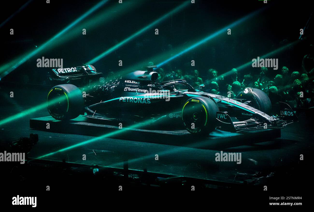 Mercedes livery for the 2025 season is launched during the F1 75 Live ...