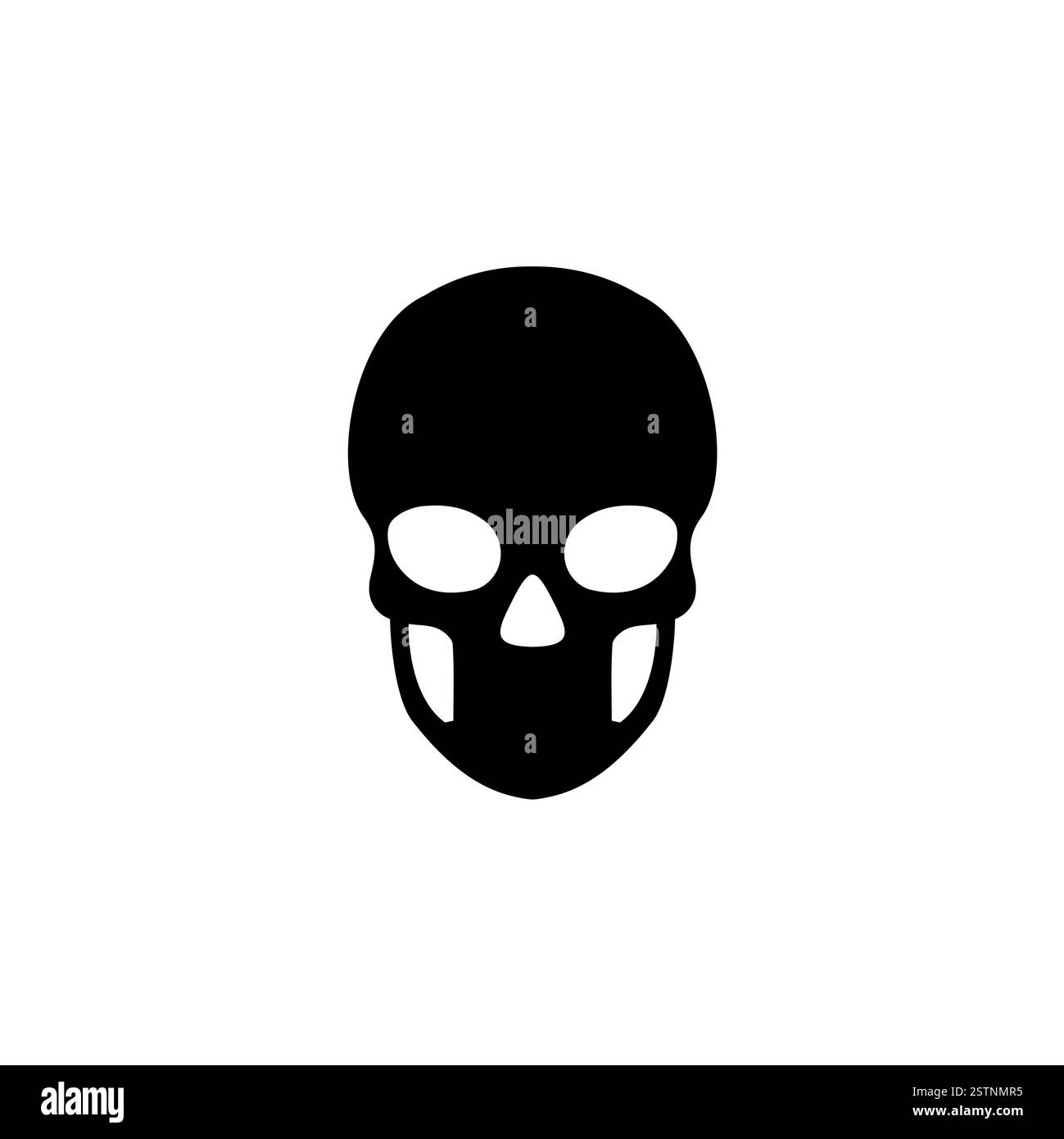 Human Skull, Death or Dead Face, Skeleton Solid Flat Vector Icon ...