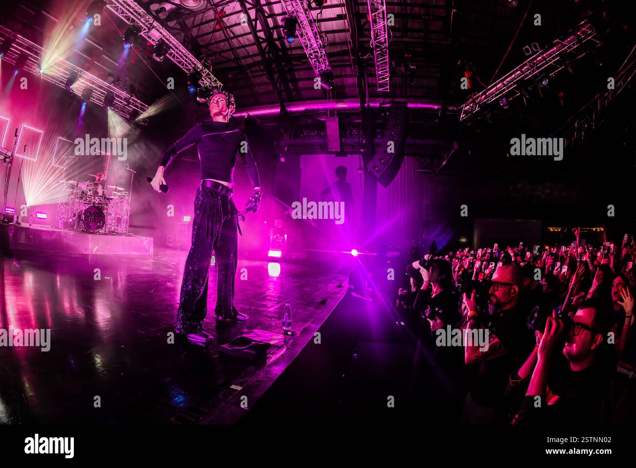Milan, Italy. 18th Feb, 2025. The Venezueland-Swedish singer and actor ...