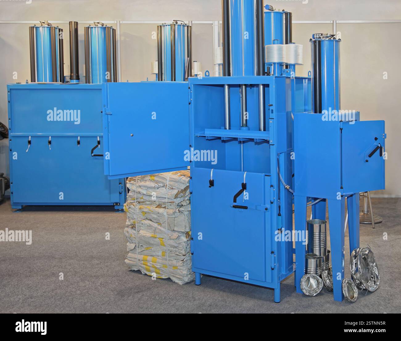 Baling Press Machine Stock Photo - Alamy