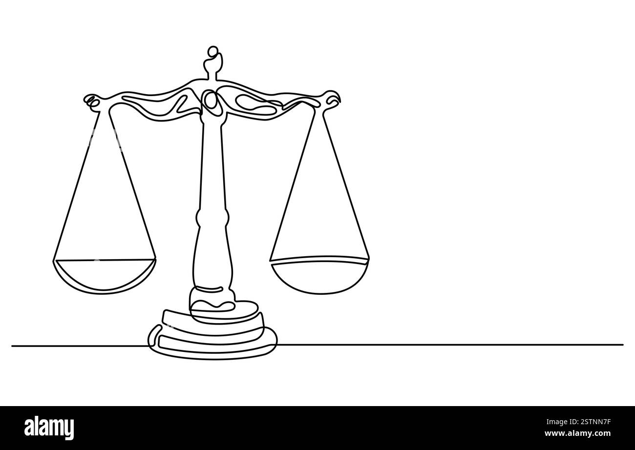 Brass Weight Scale Continuous Line Icon Stock Vector Image & Art - Alamy