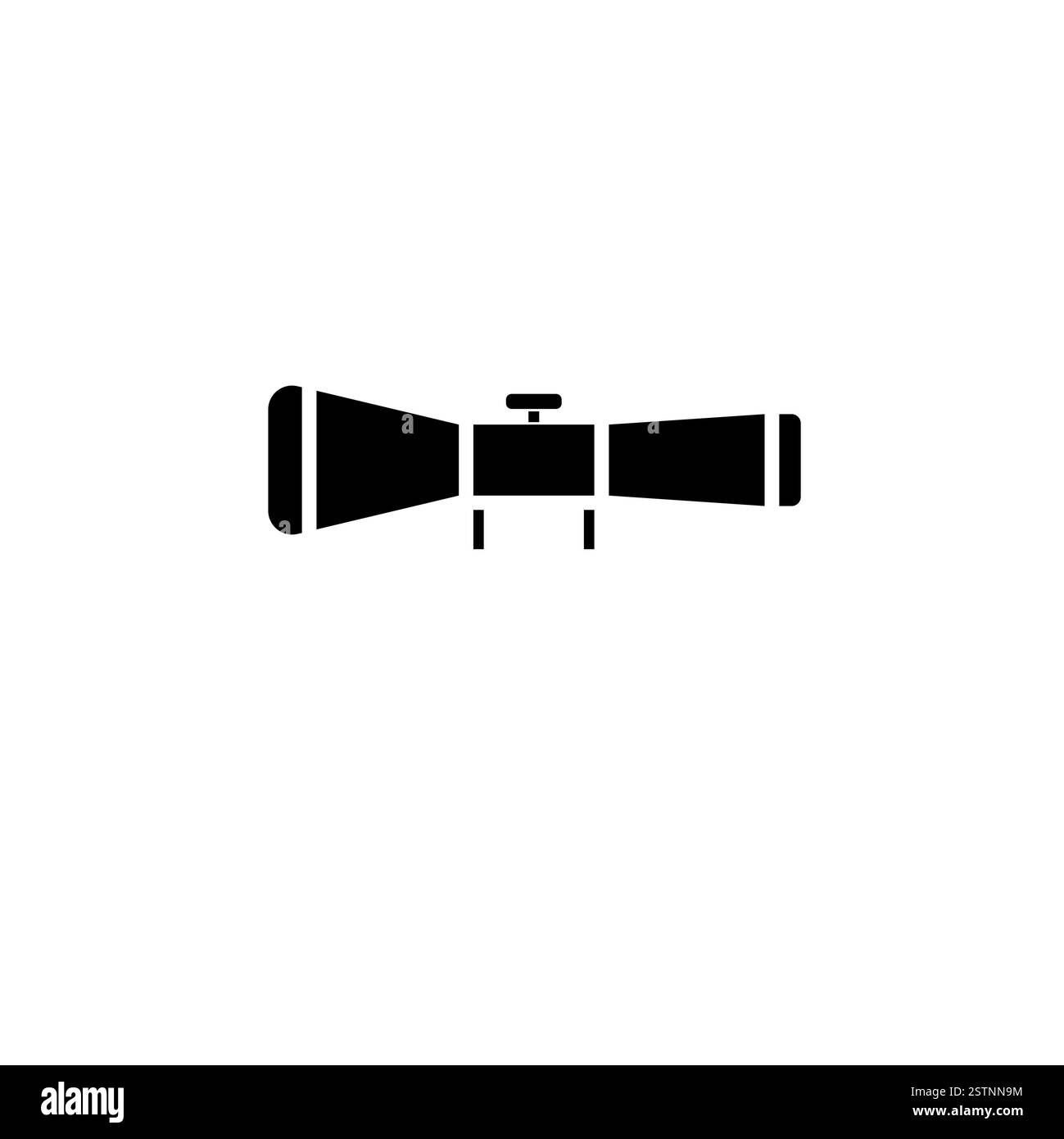 Optical Sniper Sight for Hunting Rifles Solid Flat Vector Icon Isolated ...