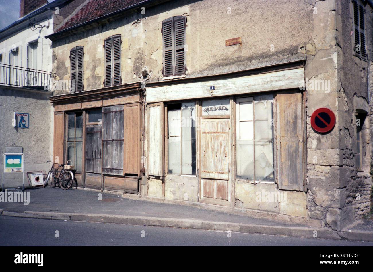 Village streets scene in Rural France in 1988 Stock Photo - Alamy