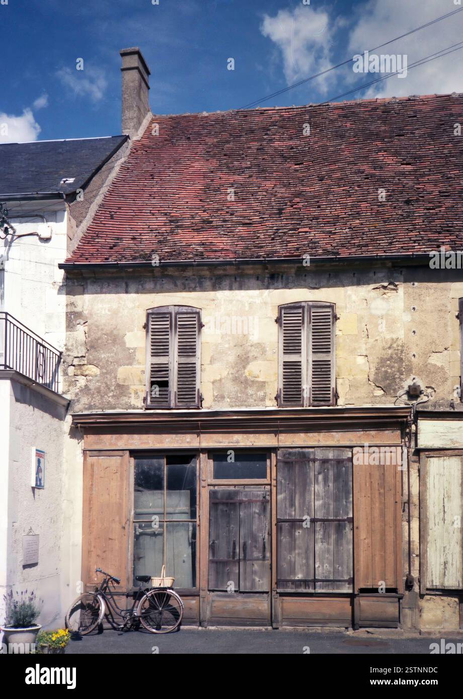 Village streets scene in Rural France in 1988 Stock Photo - Alamy