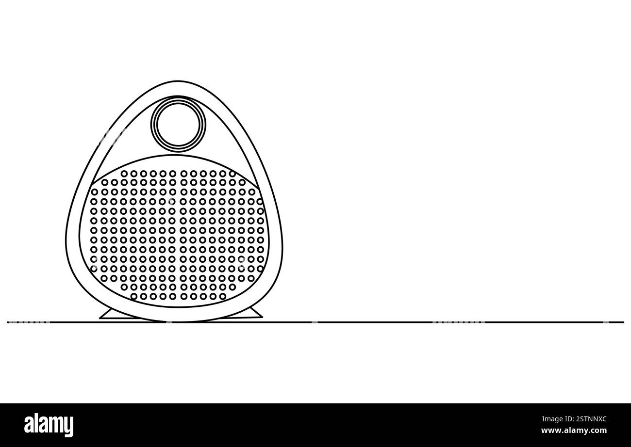 air conditioner one line art Stock Vector Image & Art - Alamy