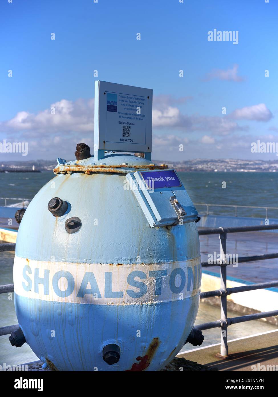 Disused second world war mine at Shoalstone sea water swimming pool at ...