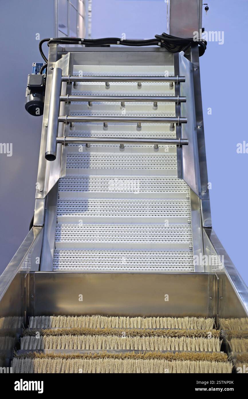 Vegetable Washer Machine Stock Photo - Alamy