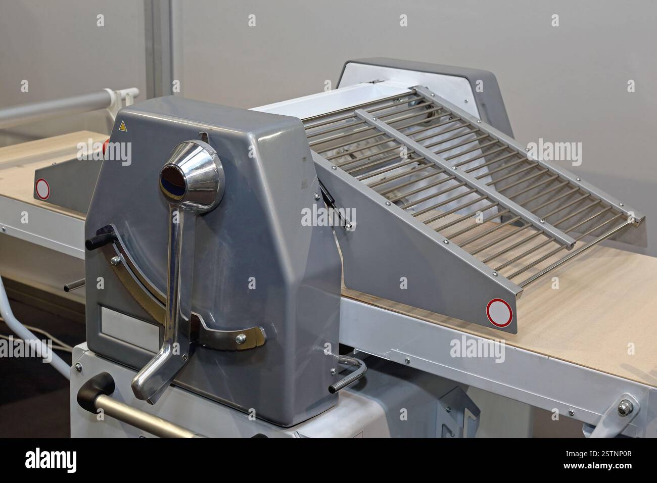 Automated Pastry Machine in Bakery Production Stock Photo - Alamy