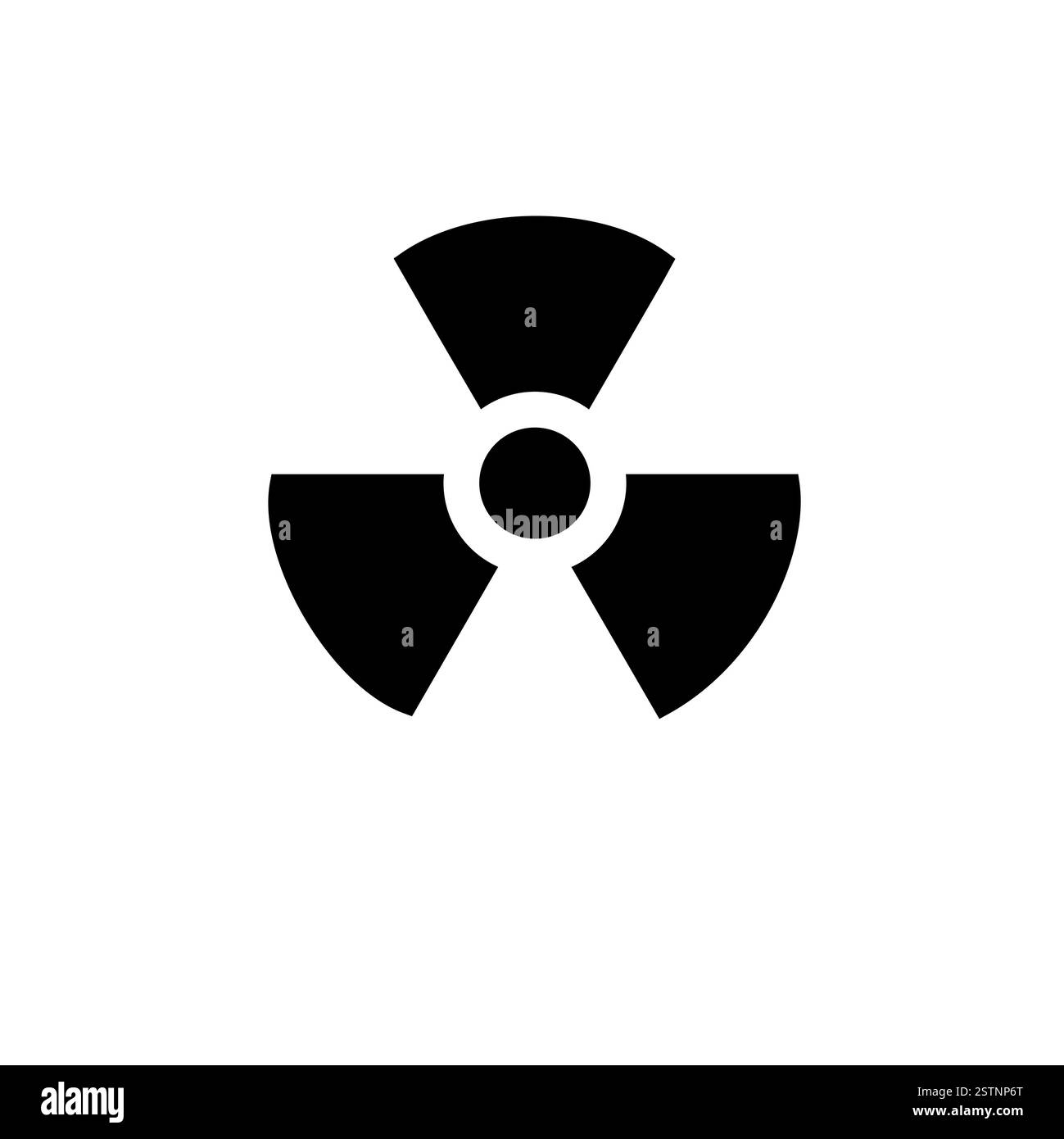 Radiation Alert, Reactor Radioactivity Solid Flat Vector Icon Isolated ...