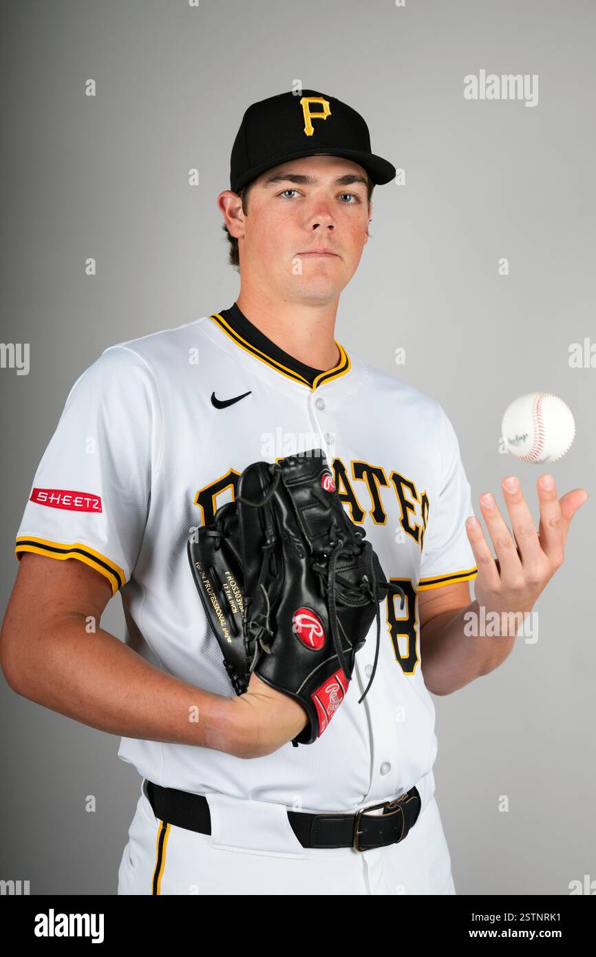 This is a 2025 photo of pitcher Hunter Barco of the Pittsburgh Pirates ...