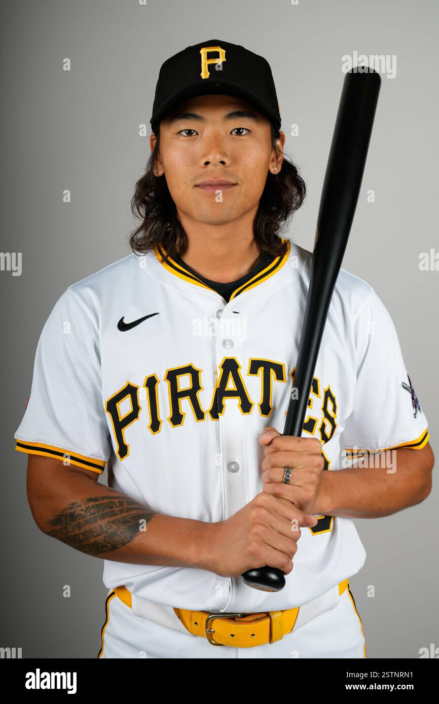 This is a 2025 photo of Ji Hwan Bae of the Pittsburgh Pirates baseball ...