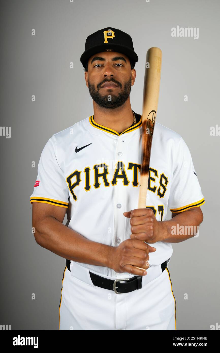 This is a 2025 photo of Joshua Palacios of the Pittsburgh Pirates ...