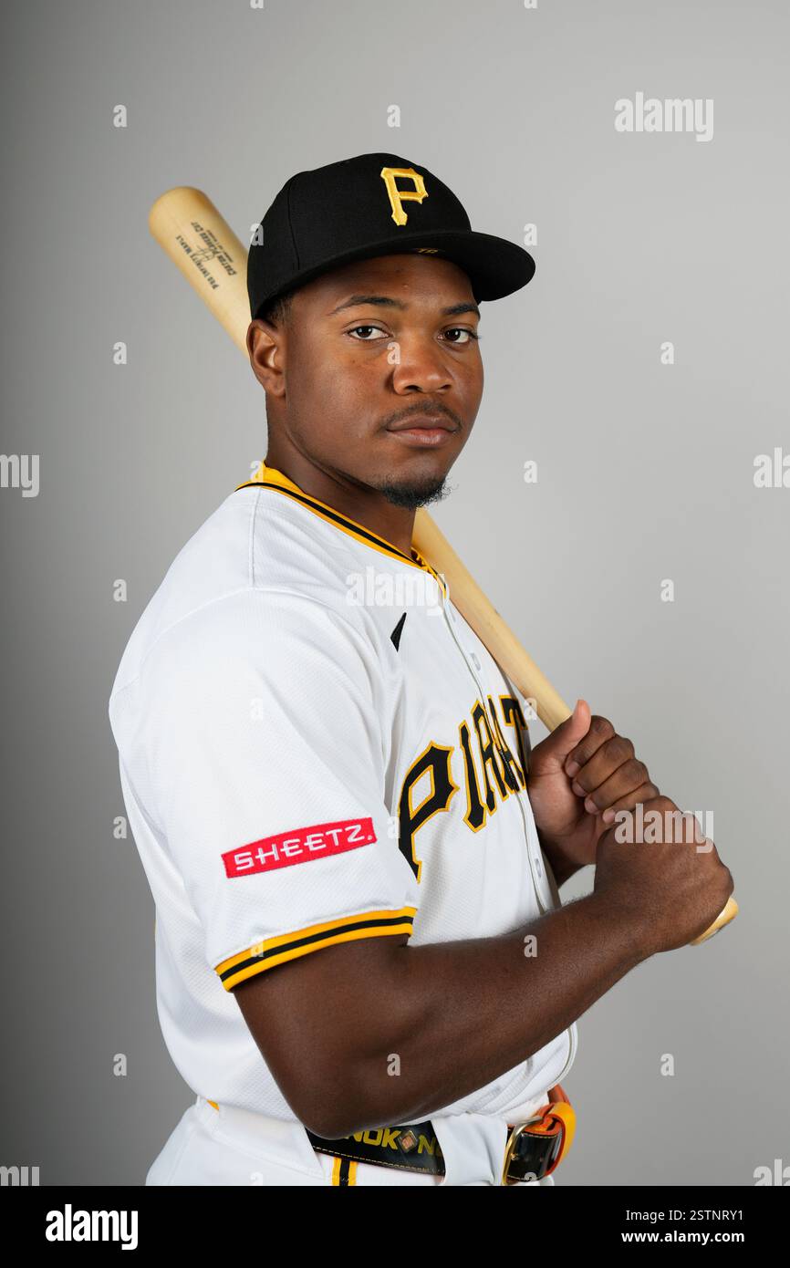 This is a 2025 photo of Temarr Johnson of the Pittsburgh Pirates ...