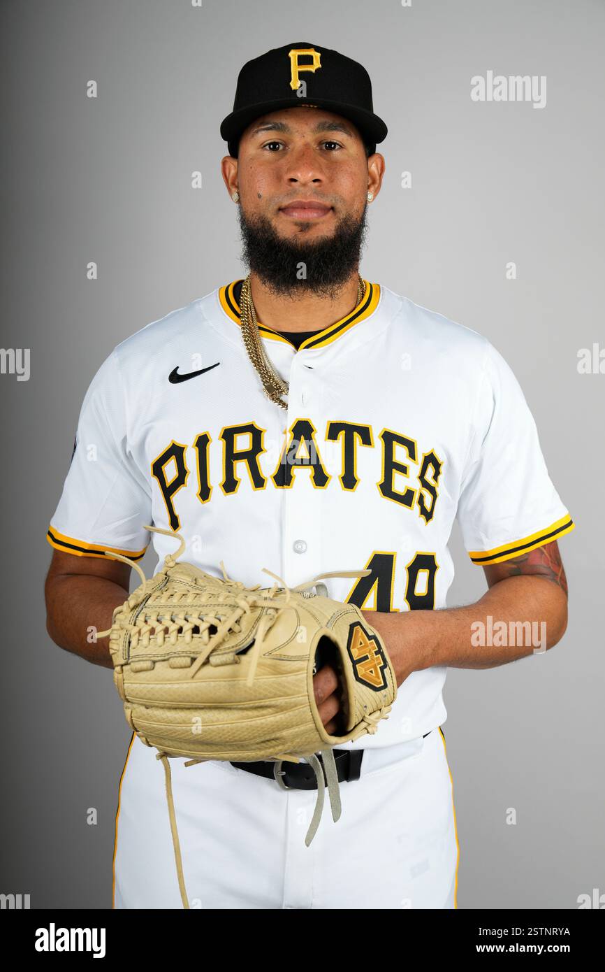 This is a 2025 photo of pitcher Yohan Ramirez of the Pittsburgh Pirates ...